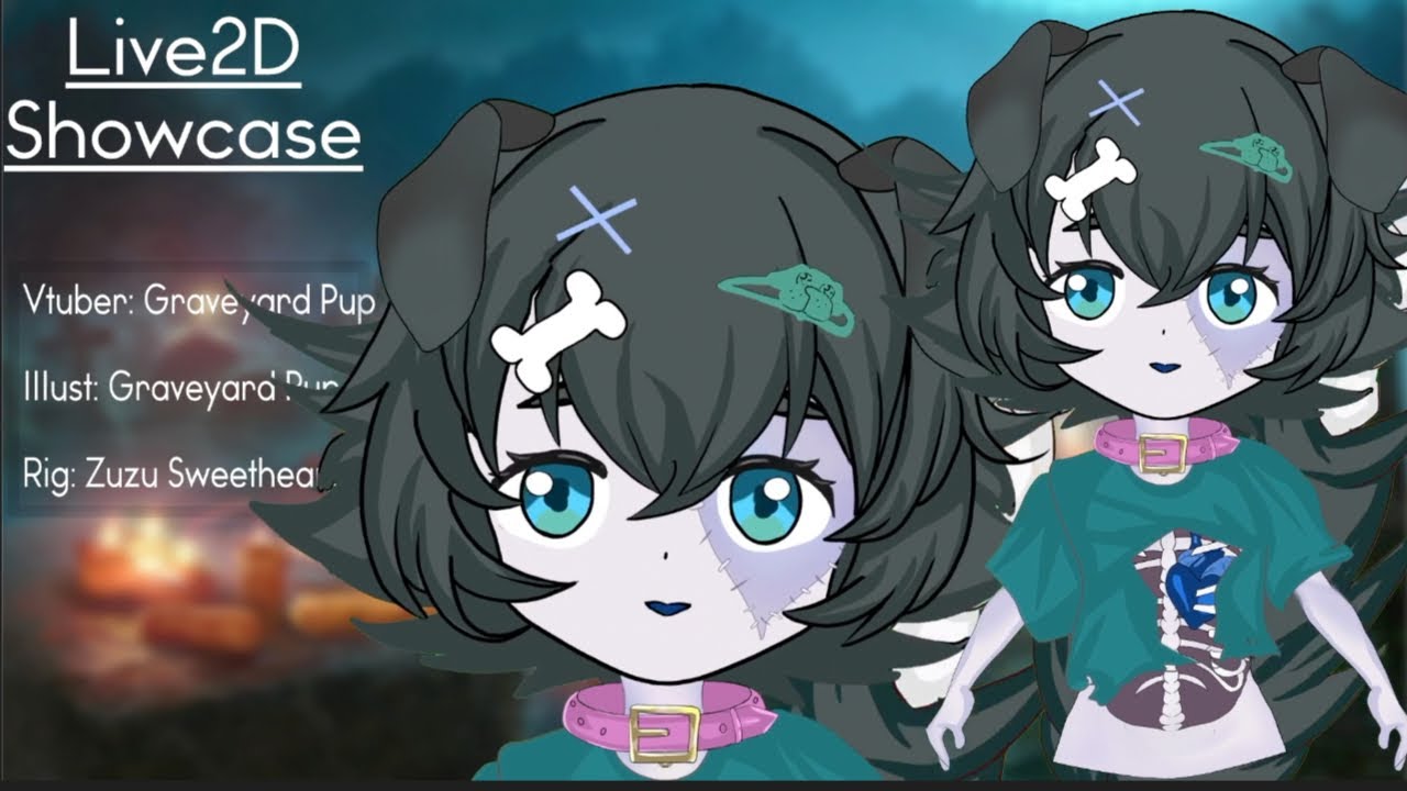 [Live2D Showcase] Poppy the Graveyard Pup V2 - YouTube