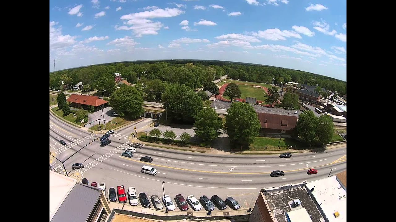 Fairburn, Georgia downtown stage construction phase 1 - YouTube