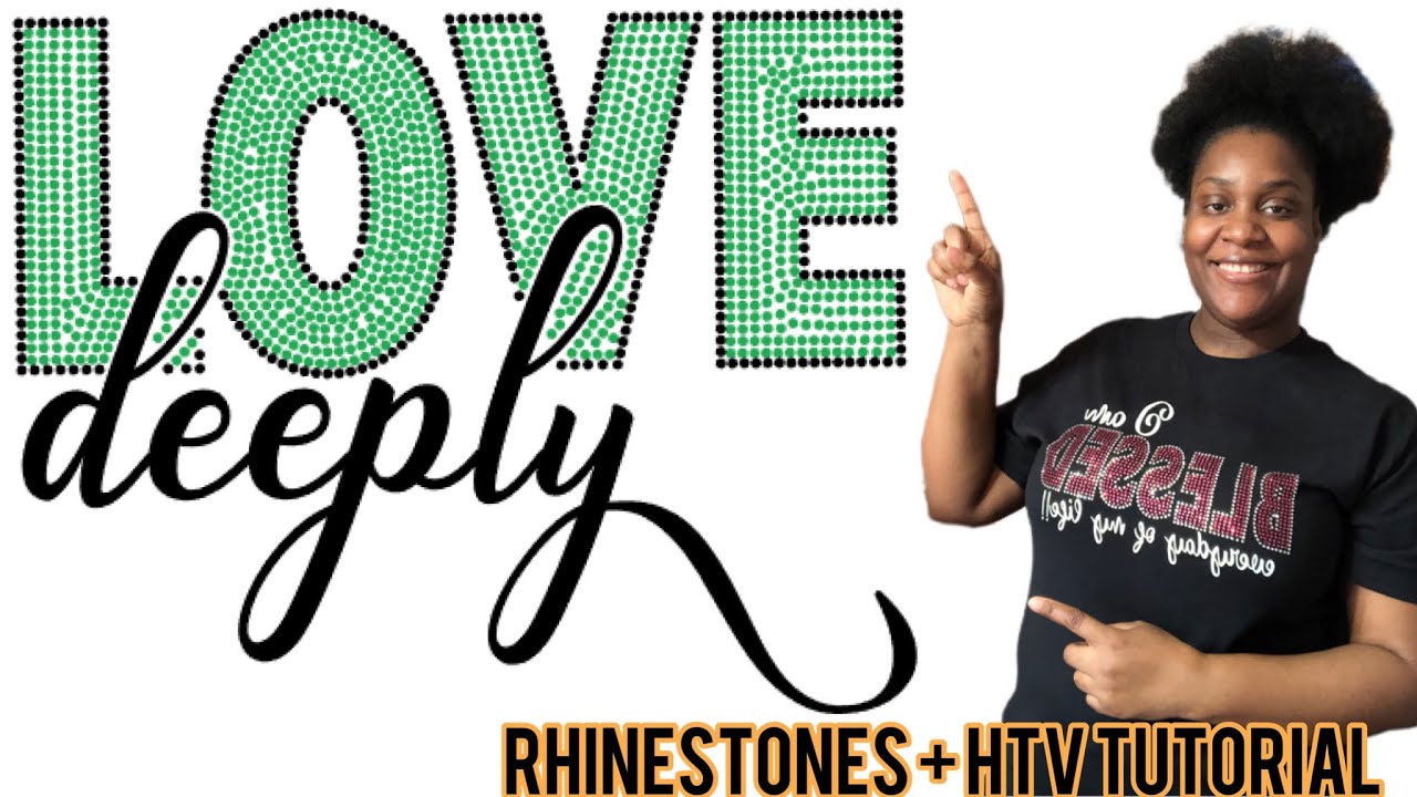 HOW TO CREATE A RHINESTONE + HTV DESIGN IN SILHOUETTE STUDIO || part 1 ...