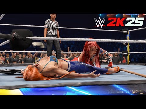 Ryona Battle Erza Scarlet Versus Nami One Piece WWE 2K25