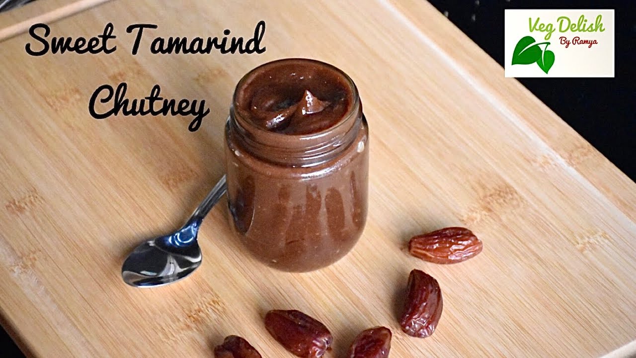Tamarind Chutney | Dates Chutney | Sweet Chutney For Chaat | புளி சட்னி ...