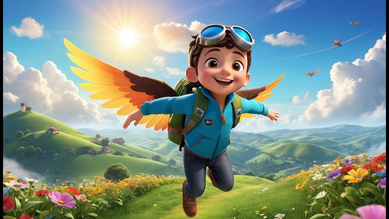Fly, Fly So High, Up Into the Sky | Fun Nursery Rhyme for Kids | Sing ...