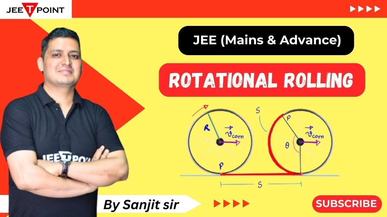 Rotational Rolling for JEE Physics (Mains & Advance) | JEE T POINT #jee ...