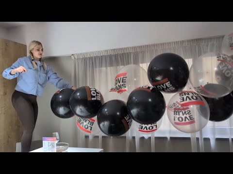 Stella pops her balloon garland (Preview) 