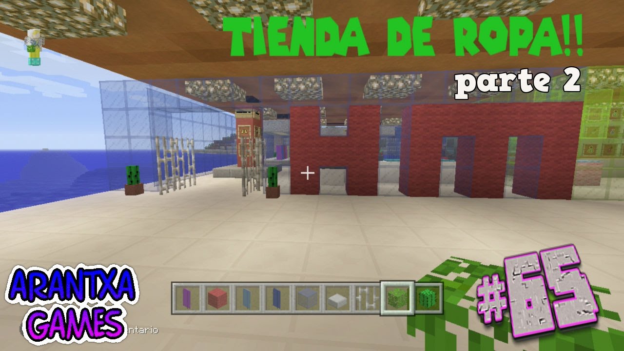 Minecraft Modo Creativo #65 Como hacer una Tienda de Ropa en Minecraft ...