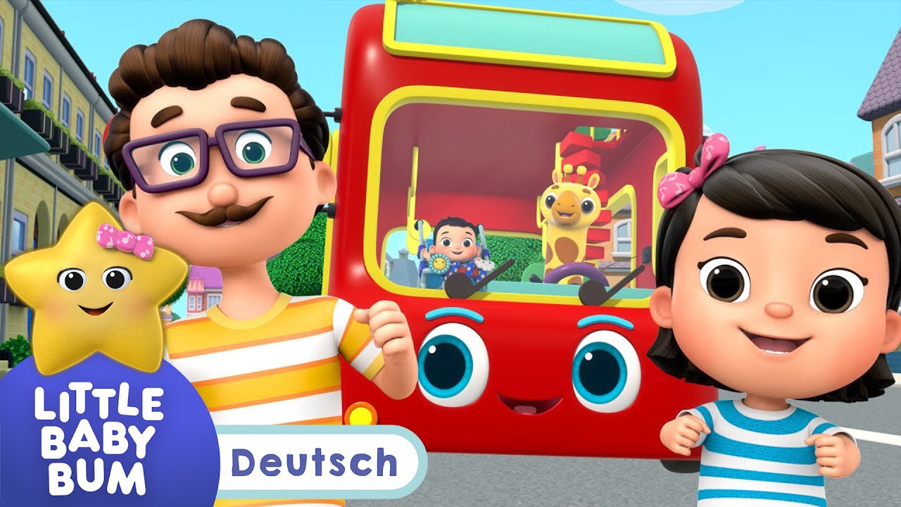 Die Räder am Bus - Little Baby Bum | Moonbug Kids Deutsch - YouTube