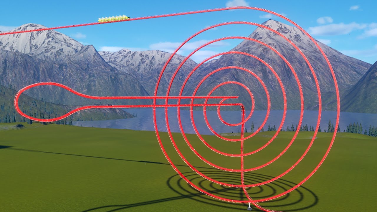 Bullseye Roller Coaster – Planet Coaster - YouTube