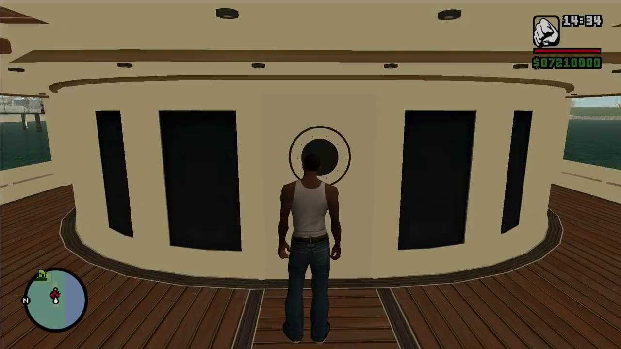 Secret Yacht on the Sea in GTA San Andreas! Boat Cheat Code - YouTube