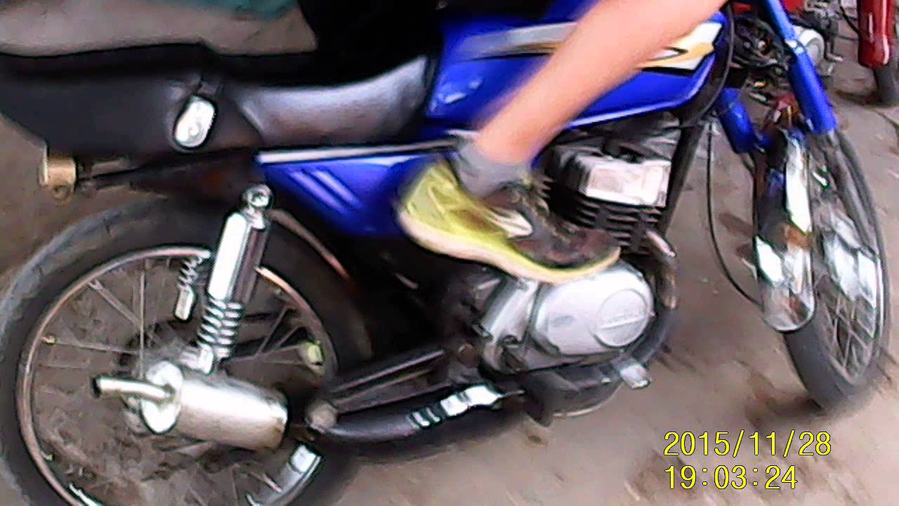 suzuki ax 100 escape dm modificado - YouTube