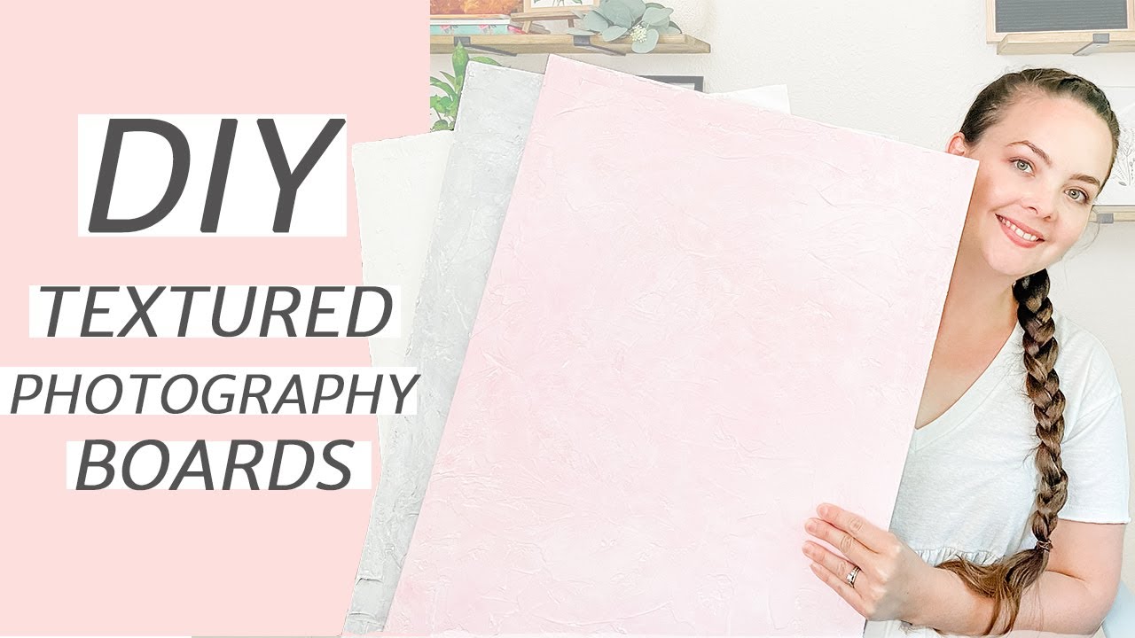 (EASY) DIY Textured Photography Background | DIY Styling Boards - YouTube