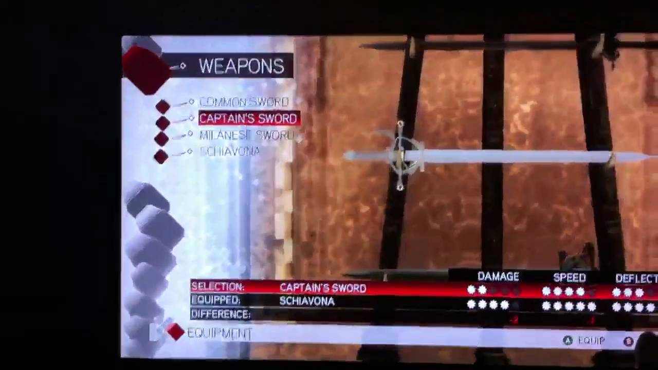 Assassins Creed 2 All weapons and armor - YouTube