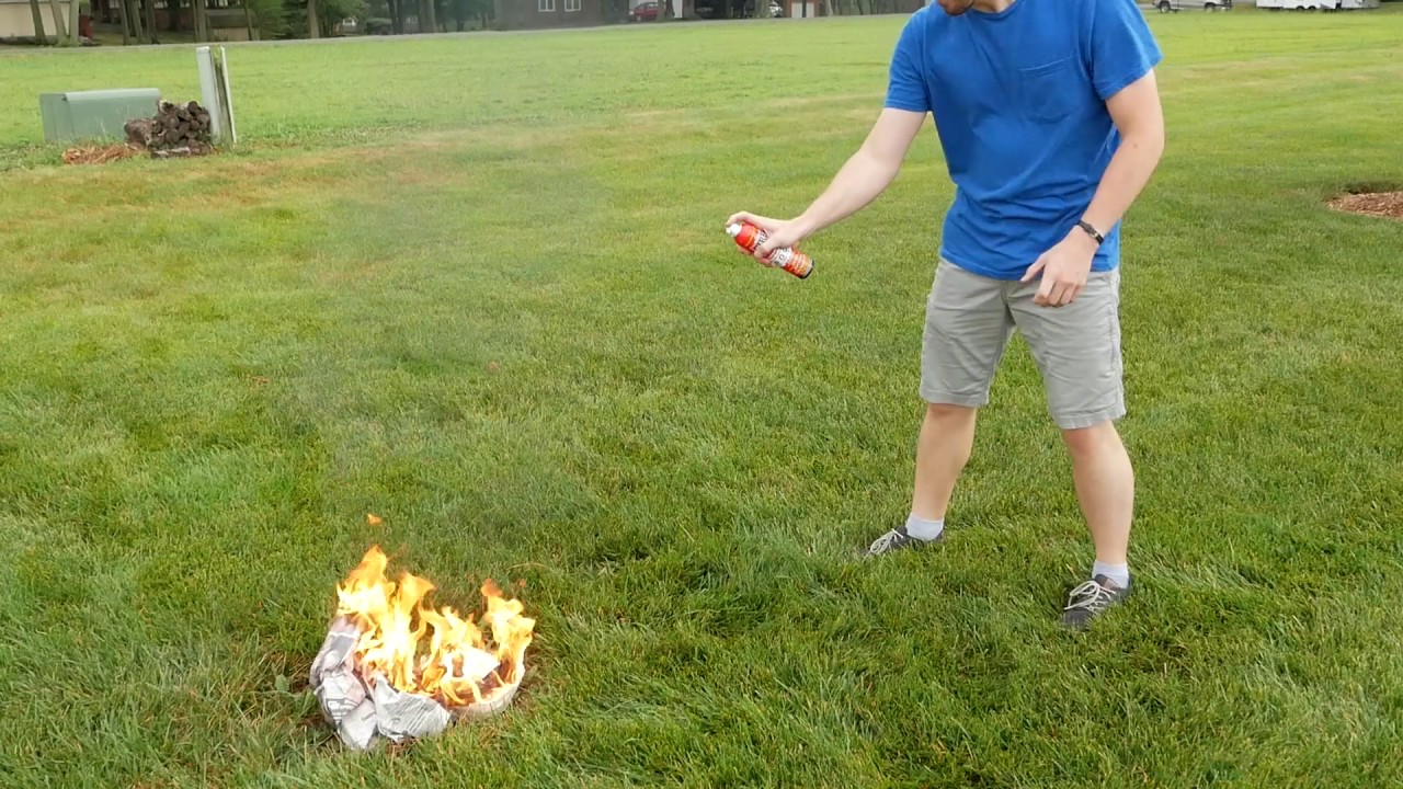 The Mini Firefighter - Pocket Sized Fire Protection - YouTube