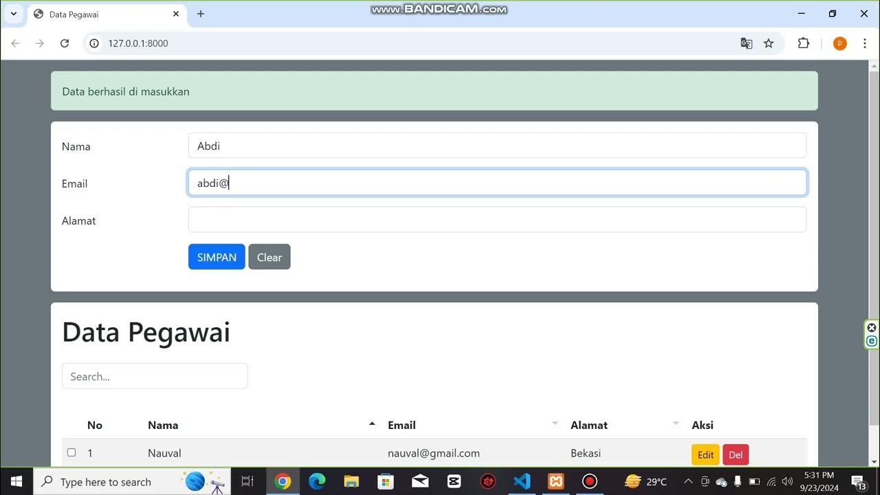 Crud feature with livewire - YouTube