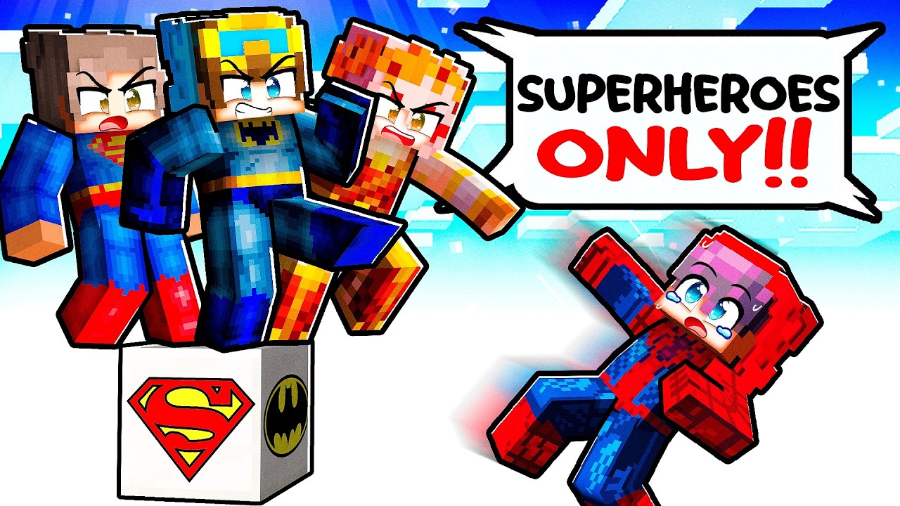 One Boy on a SUPERHERO ONLY Block! - YouTube