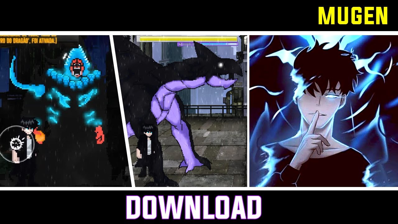 Sung Jin Woo By MFmugenPT | MUGEN JUS CHAR (link direto) - YouTube