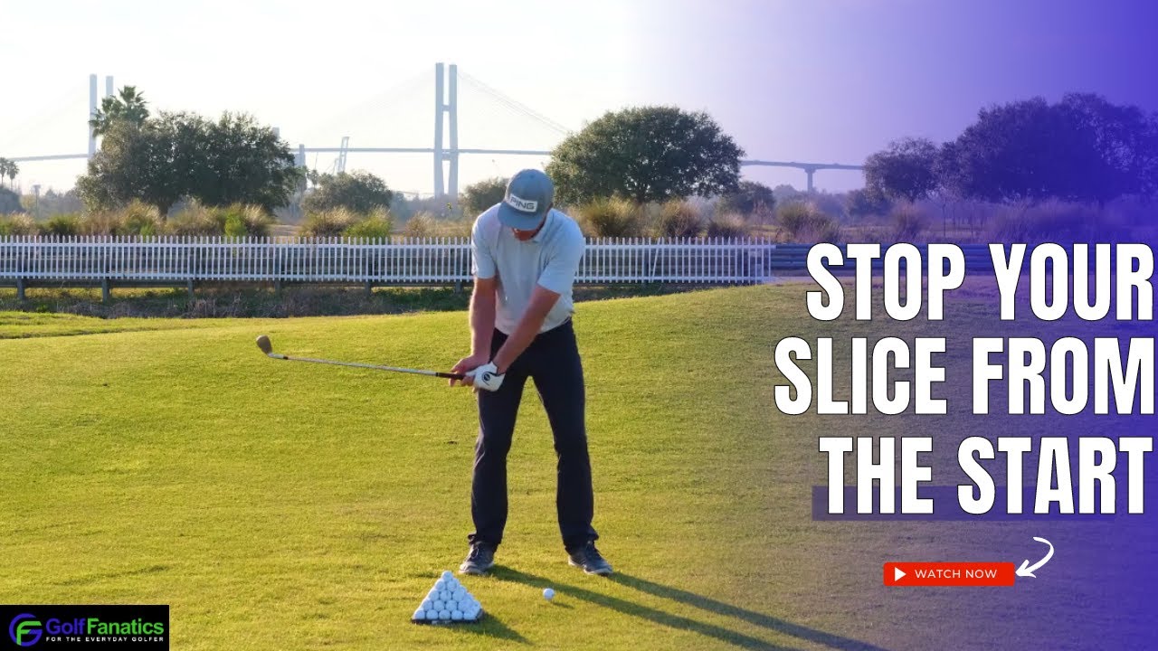 Stop Your Slice With This Simple Golf Tip - YouTube