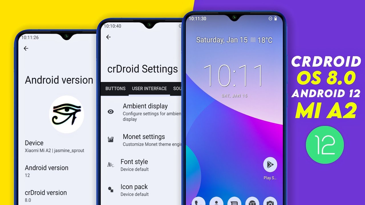 crDroid OS 8.0 for Mi A2 | Android 12 | Great Stability & Performance ...