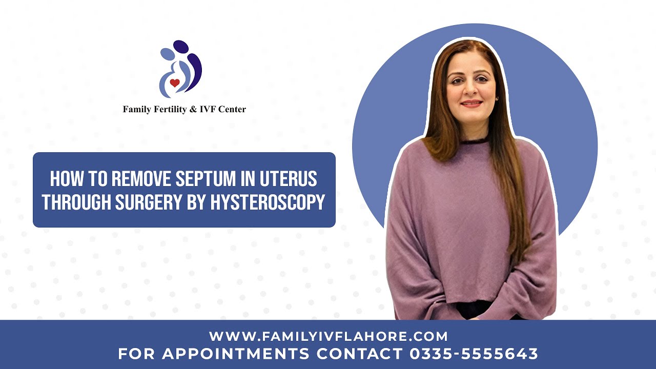 How to remove septum in Uterus through surgery by Hysteroscopy - YouTube