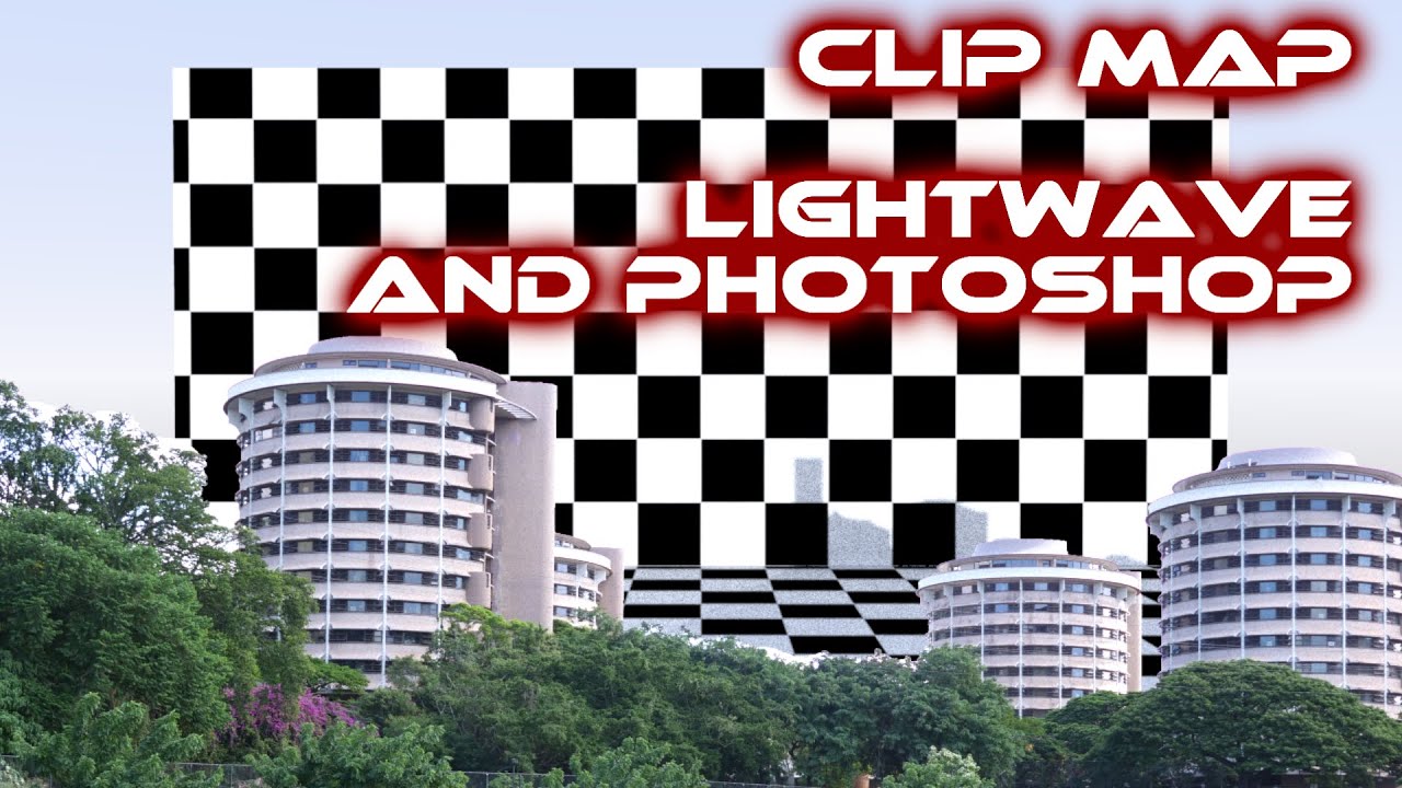 Clip Map Creation in Photoshop with LightWave Camera Projection - YouTube