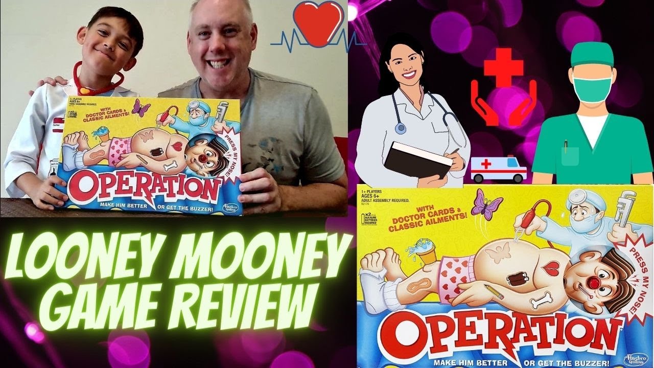Looney Mooney's Operation Game Review - YouTube