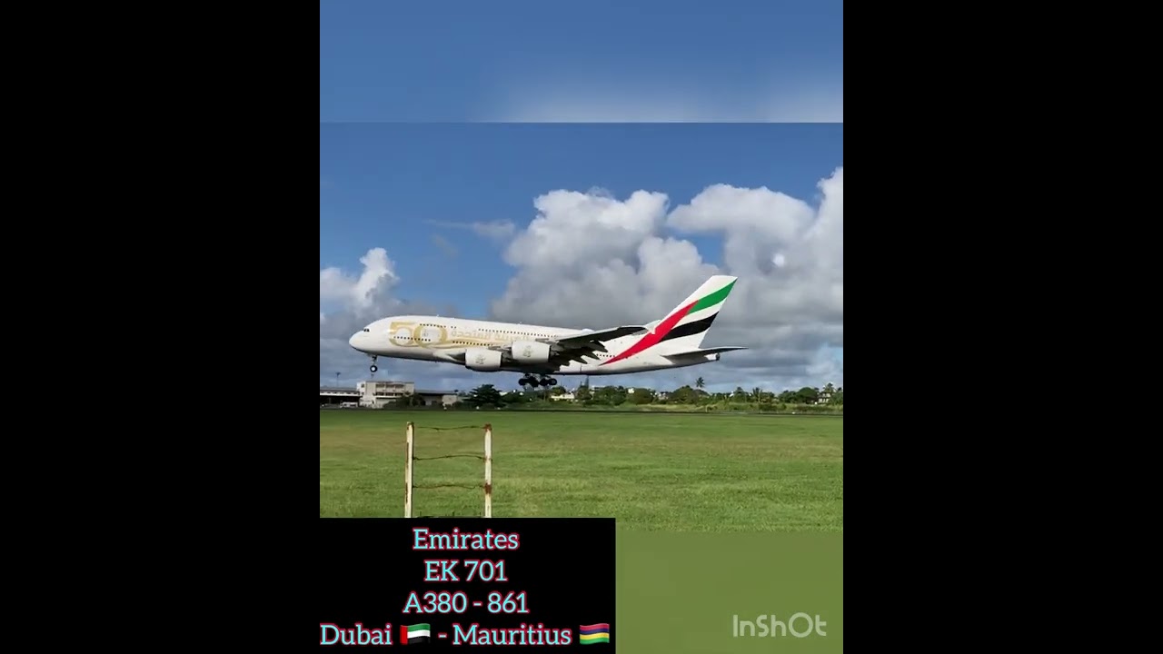 Emirates A388 - EK 701 - YouTube