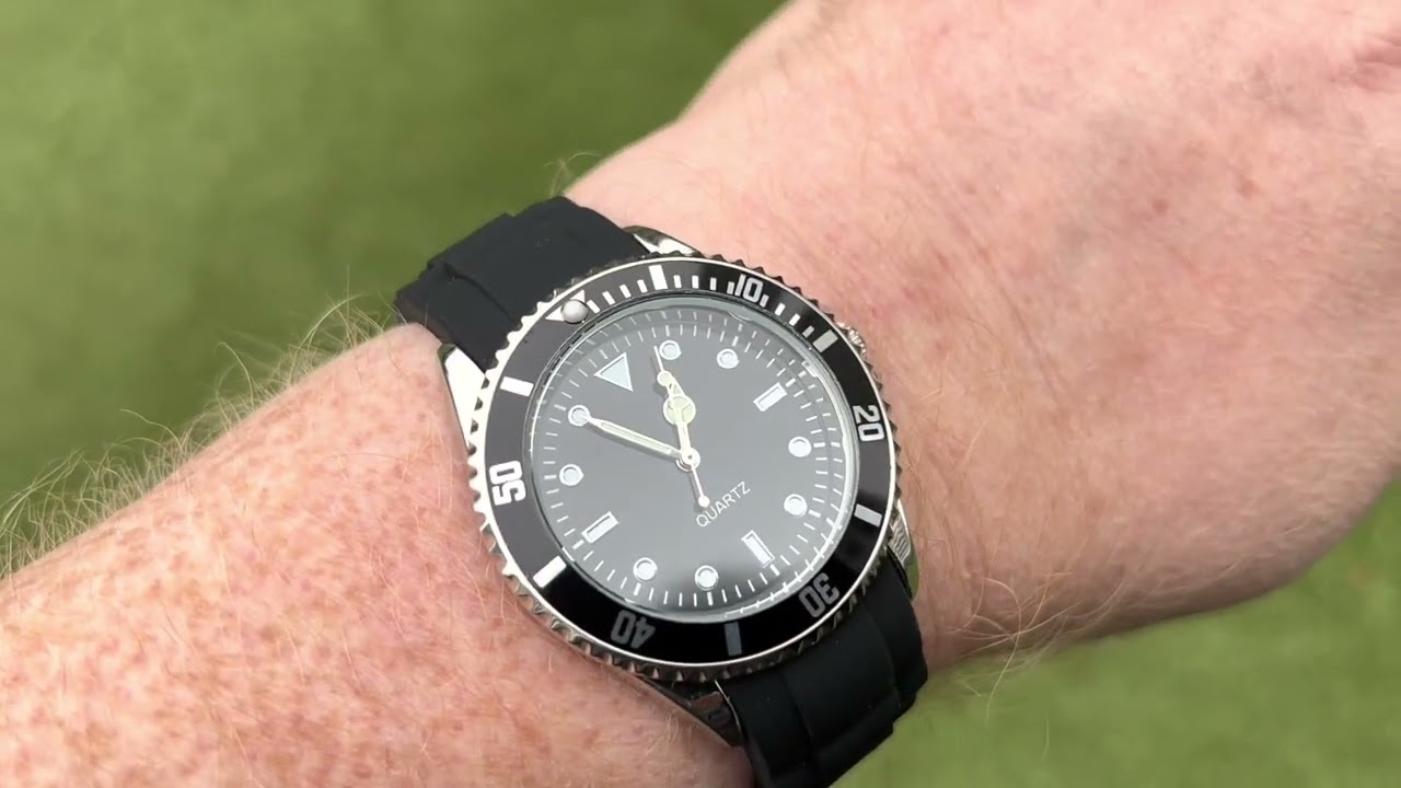 TCK Watch TCK20047BK A 22 CAD Submarine Homage YouTube TCK Watch TCK20047BK A 22 CAD Submarine Homage YouTube