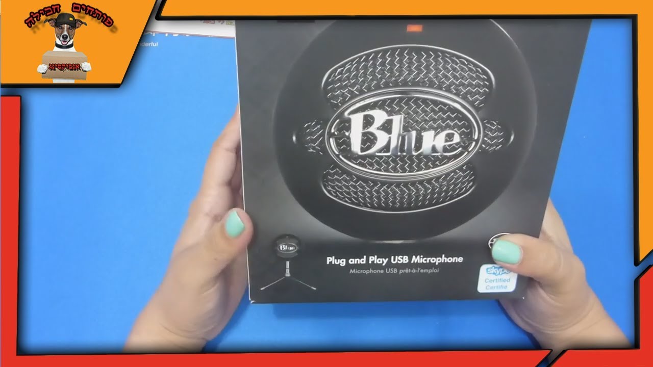 אנבוקסינג למיקרופון BLUE SnowBall ice | הקול ישתנה לטובה? - YouTube