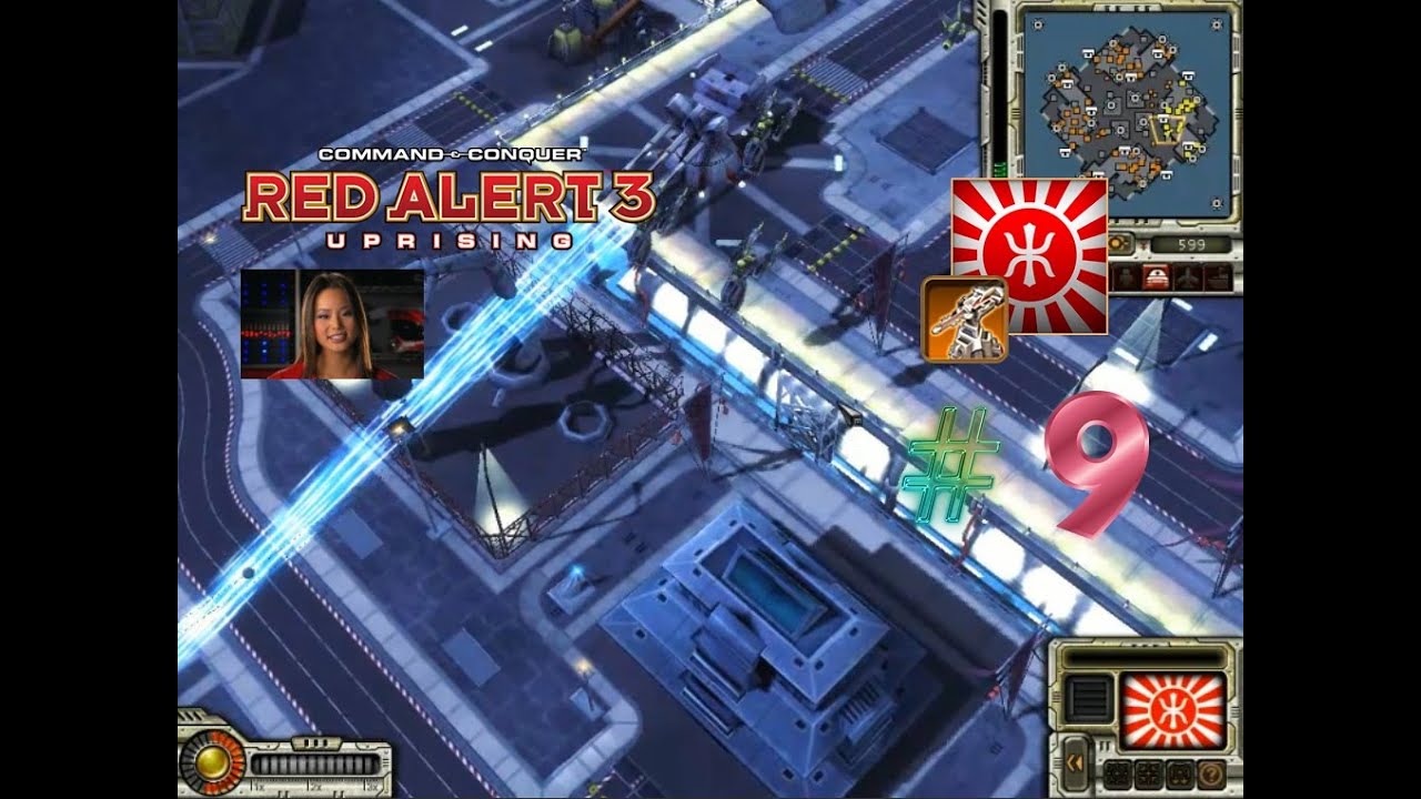 Red Alert 3 Uprising Challenge #9 (Wave-Force Tower) - เป็นด่านที่ใหญ่ ...