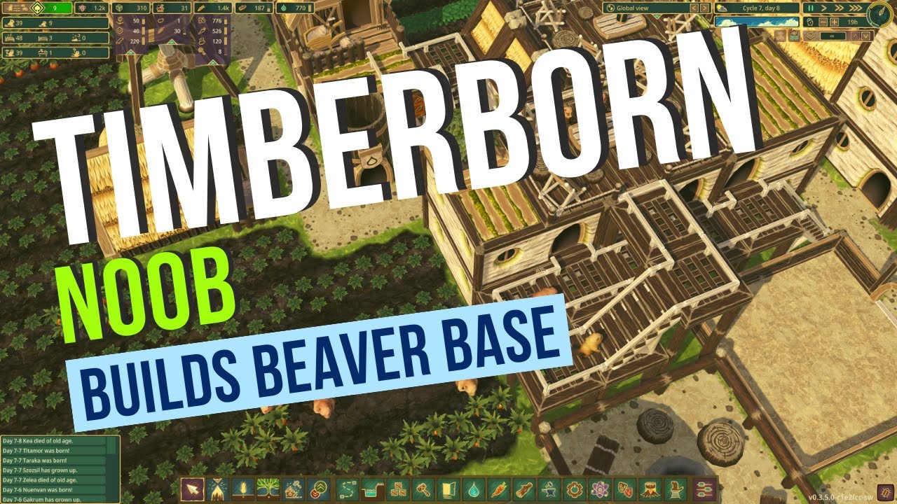 #57th Timberborn Base building lets play - YouTube