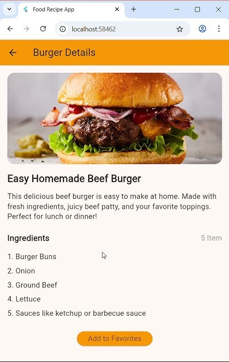 my first flutter-based Food Recipe App - YouTube