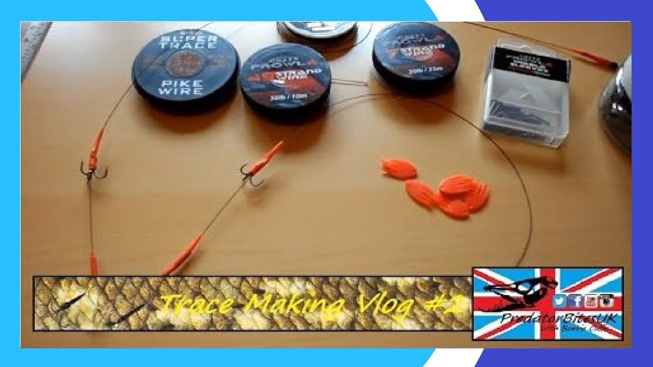 Vlog #2 - How To Make A Basic Deadbait Trace For Pike Fishing ...