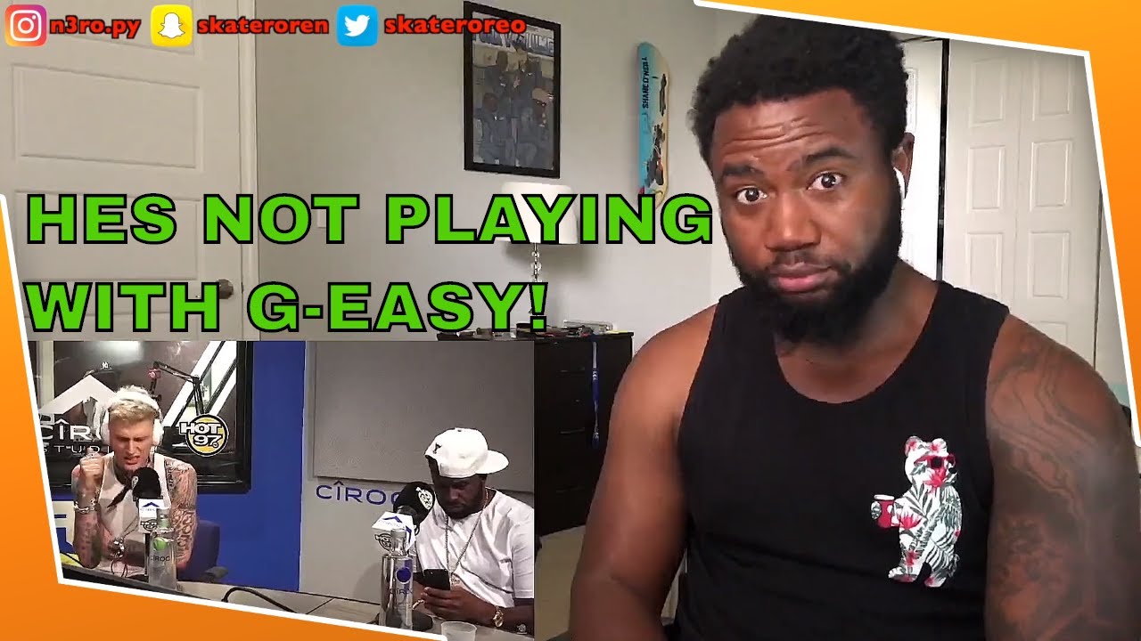 Machine Gun Kelly Freestyle On Funk Flex - REACTION - YouTube