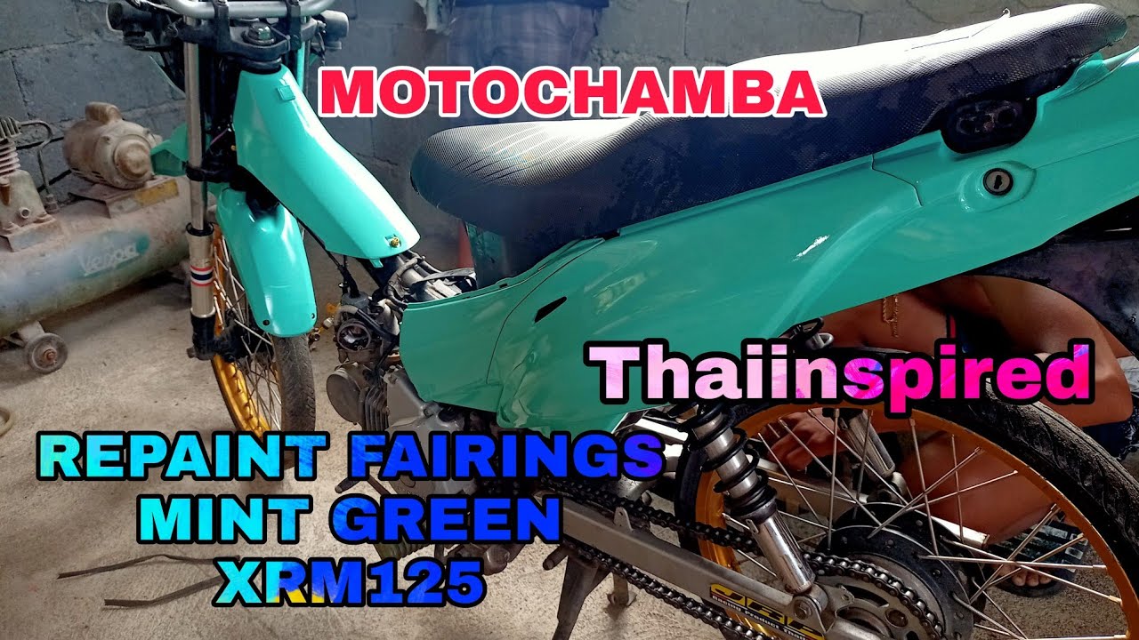 Repaint Fairings Mint green on Xrm 125|Thaiinspired unfinished project ...