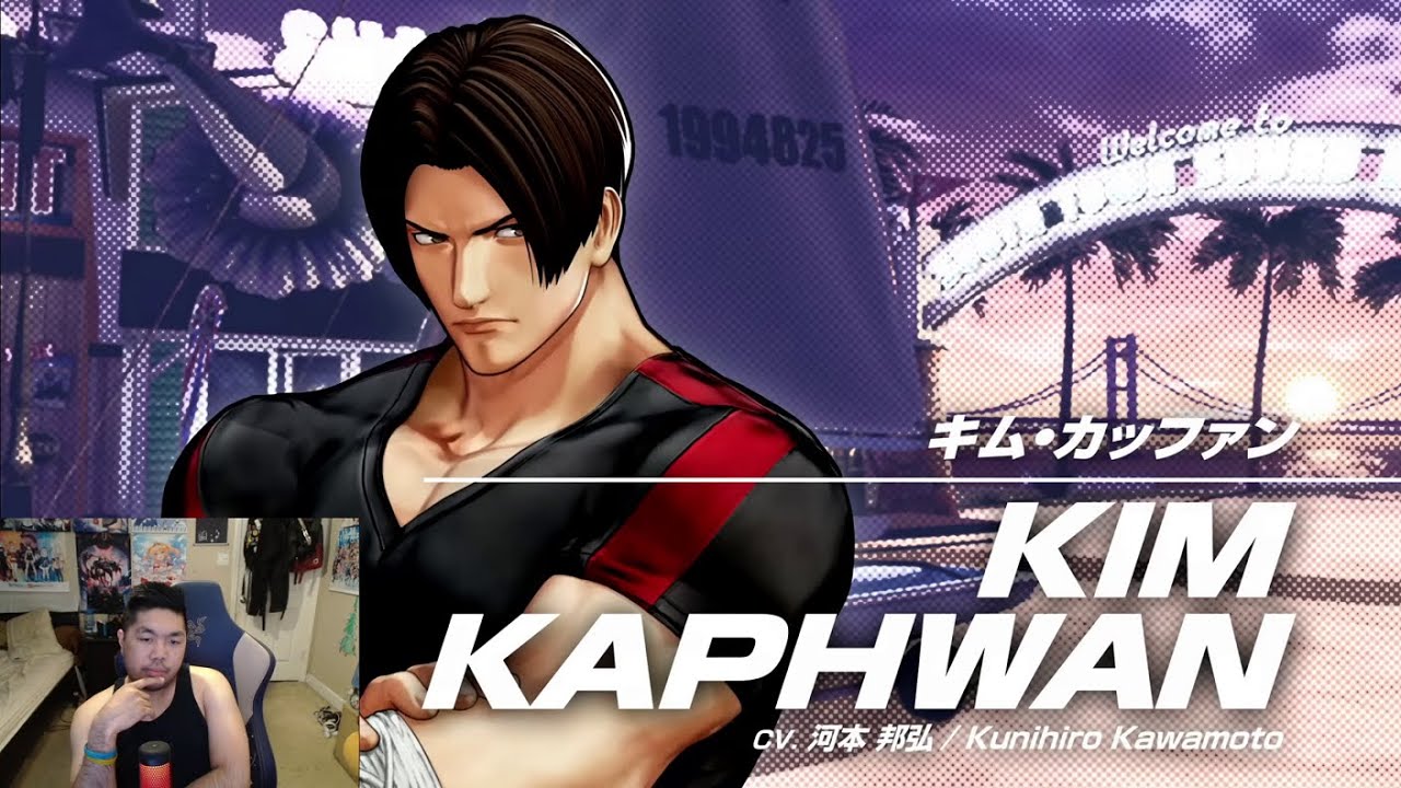 React: KOF XV DLC - KIM KAPHWAN Trailer - YouTube