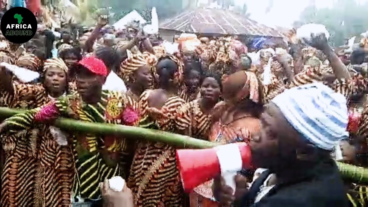 African Village Life, (Sierra Leone SL) Bubu Music Celebration Day ...