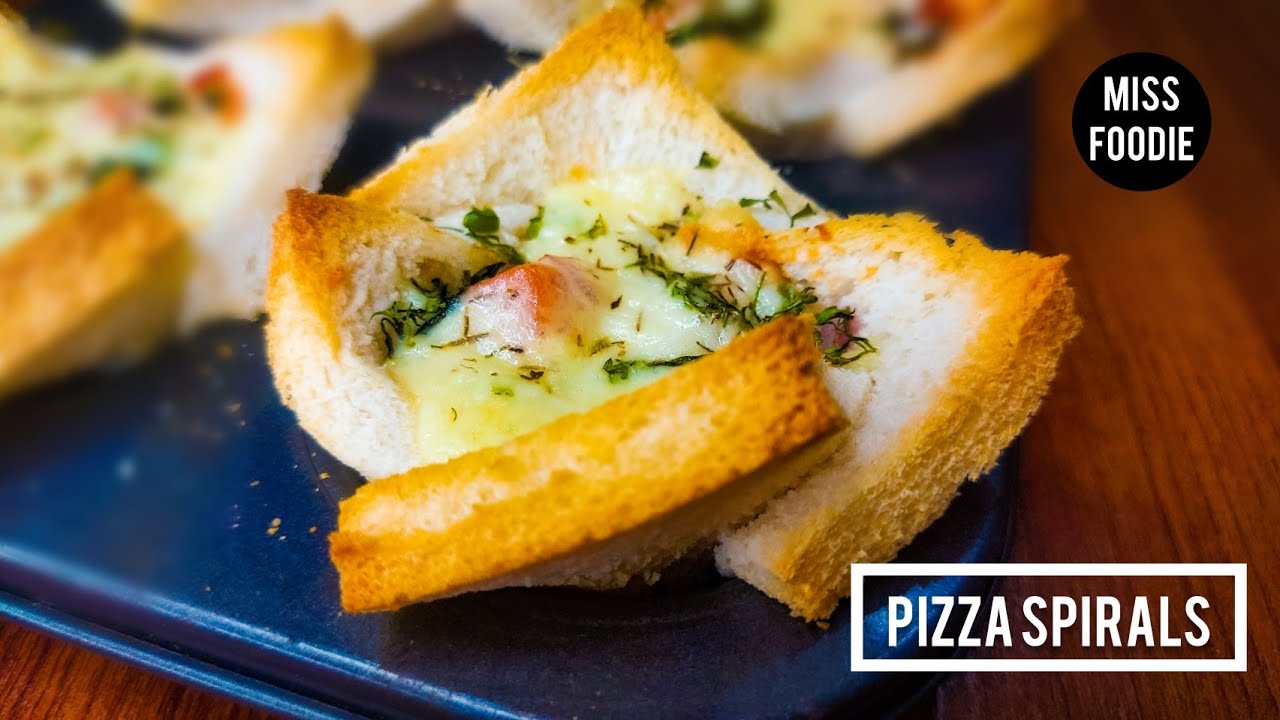 HOW TO MAKE PIZZA SPIRALS AT STOVE | PIZZA SPIRALS WITHOUT OVEN RECIPE ...