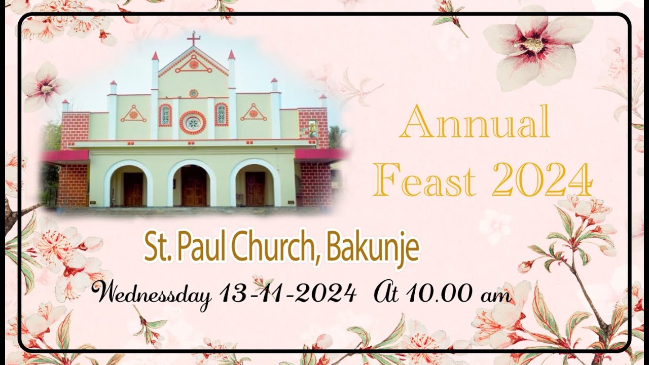 Annual Feast 2024 | St. Paul Church, Balkunje| 13/11/2024 - YouTube