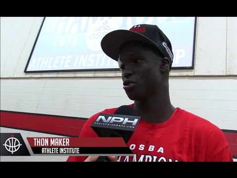 Thon Maker Talks First OFFICIAL Visit to Kansas & College Decision ...