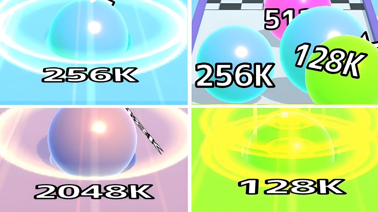 Ball Run Infinity 128K 2048K 256K 🎯 Best Mobile Gameplay Android iOS ...