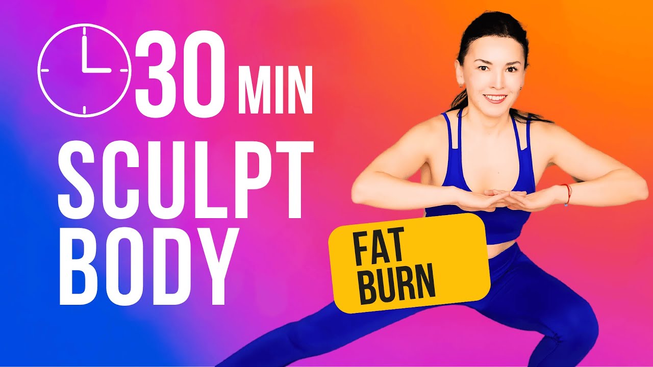 Sculpt Your Body in 30 Min Full Body Workout Burn 350 Cal with Ellie ...