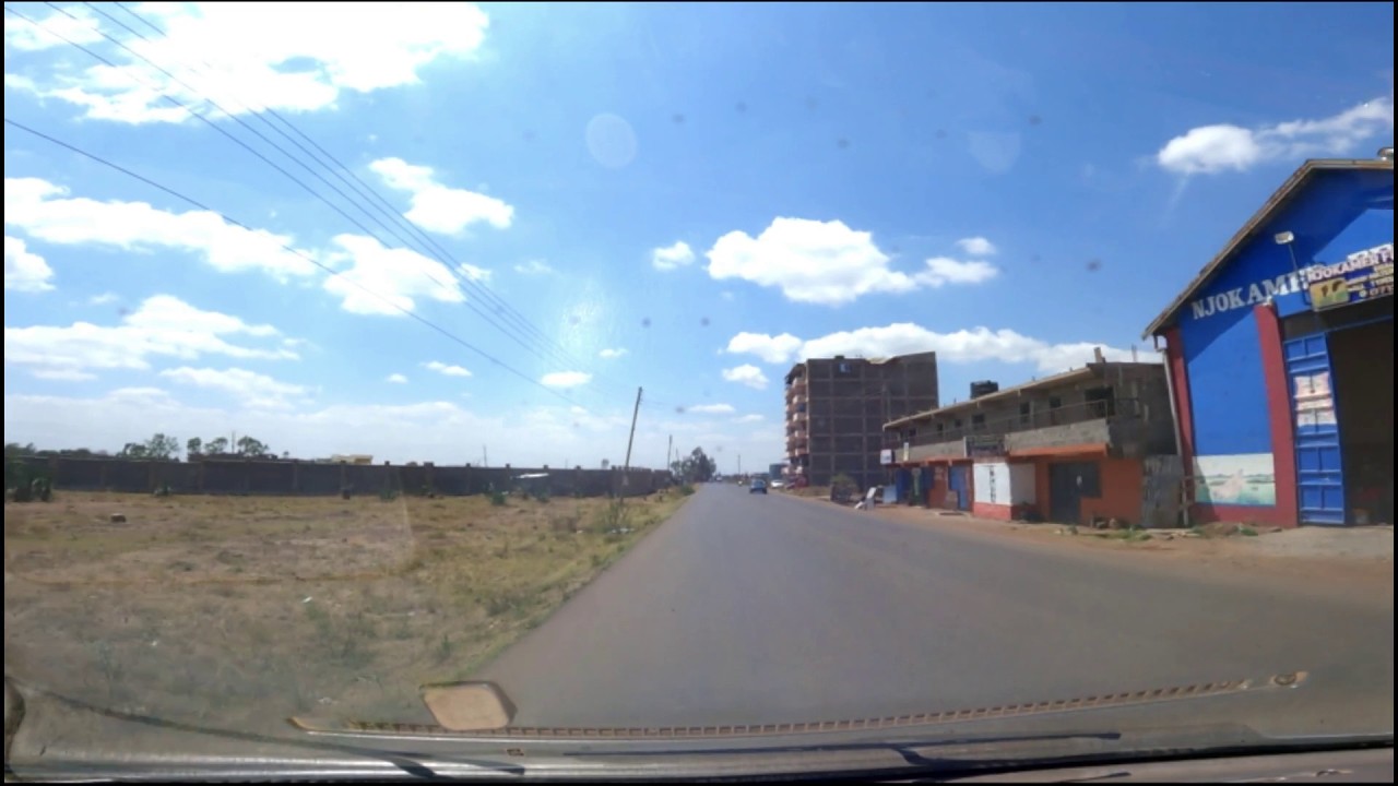 road from Juja town bridge to mastore on juja farm road - YouTube