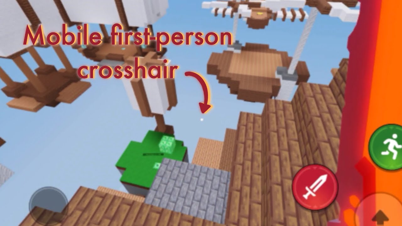 How to use first-person crosshair in MOBILE![GLITCH] - YouTube