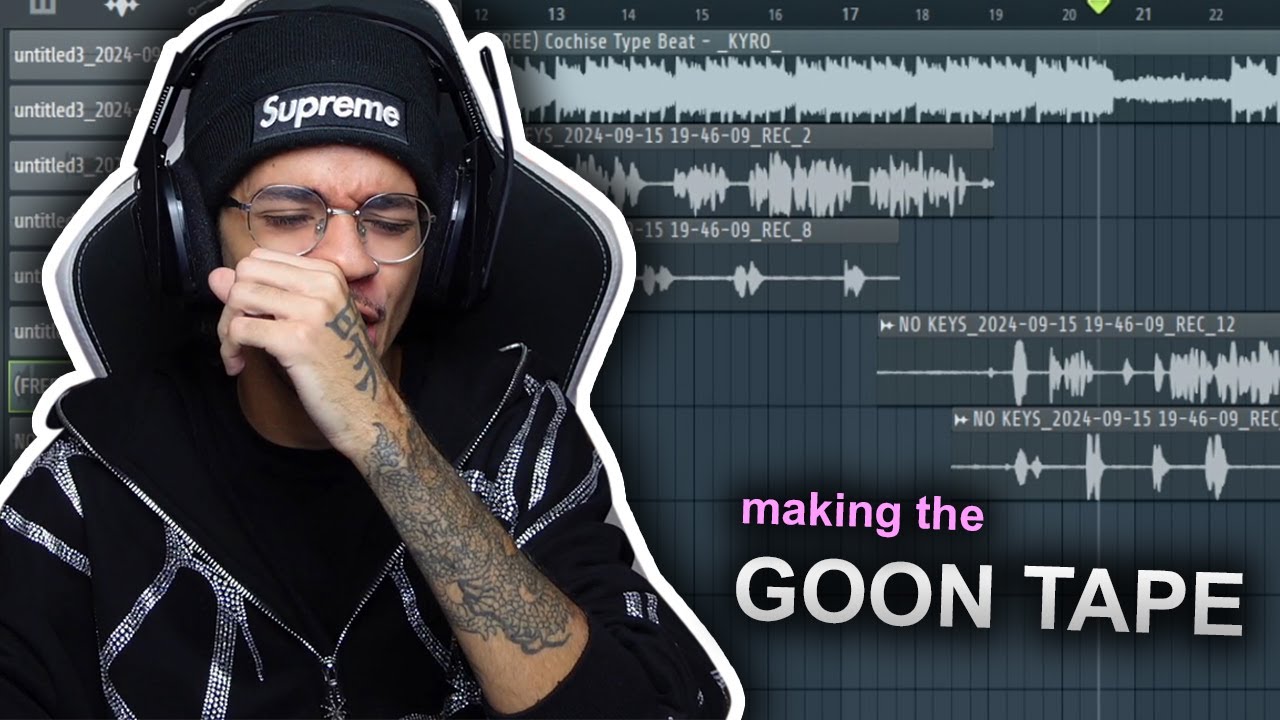 I MADE AN ALBUM ON STREAM... (Goon Tape) - YouTube