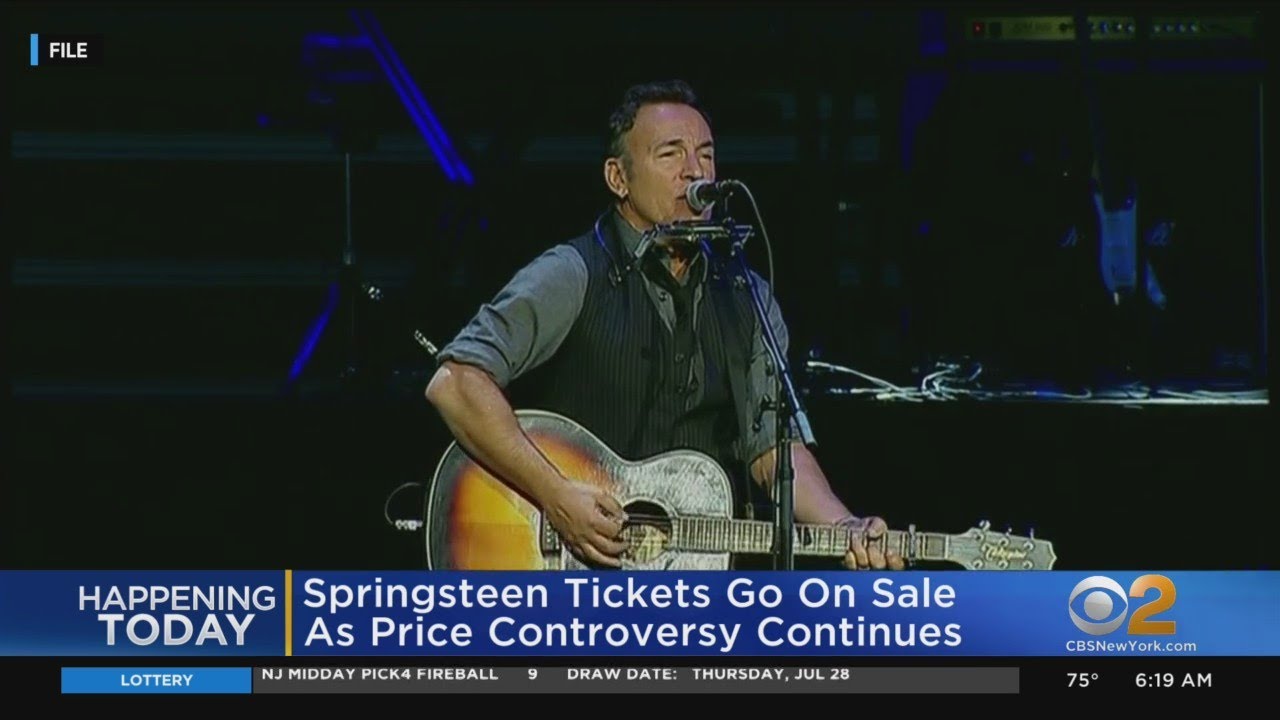 Tickets go on sale for local Bruce Springsteen concerts - YouTube