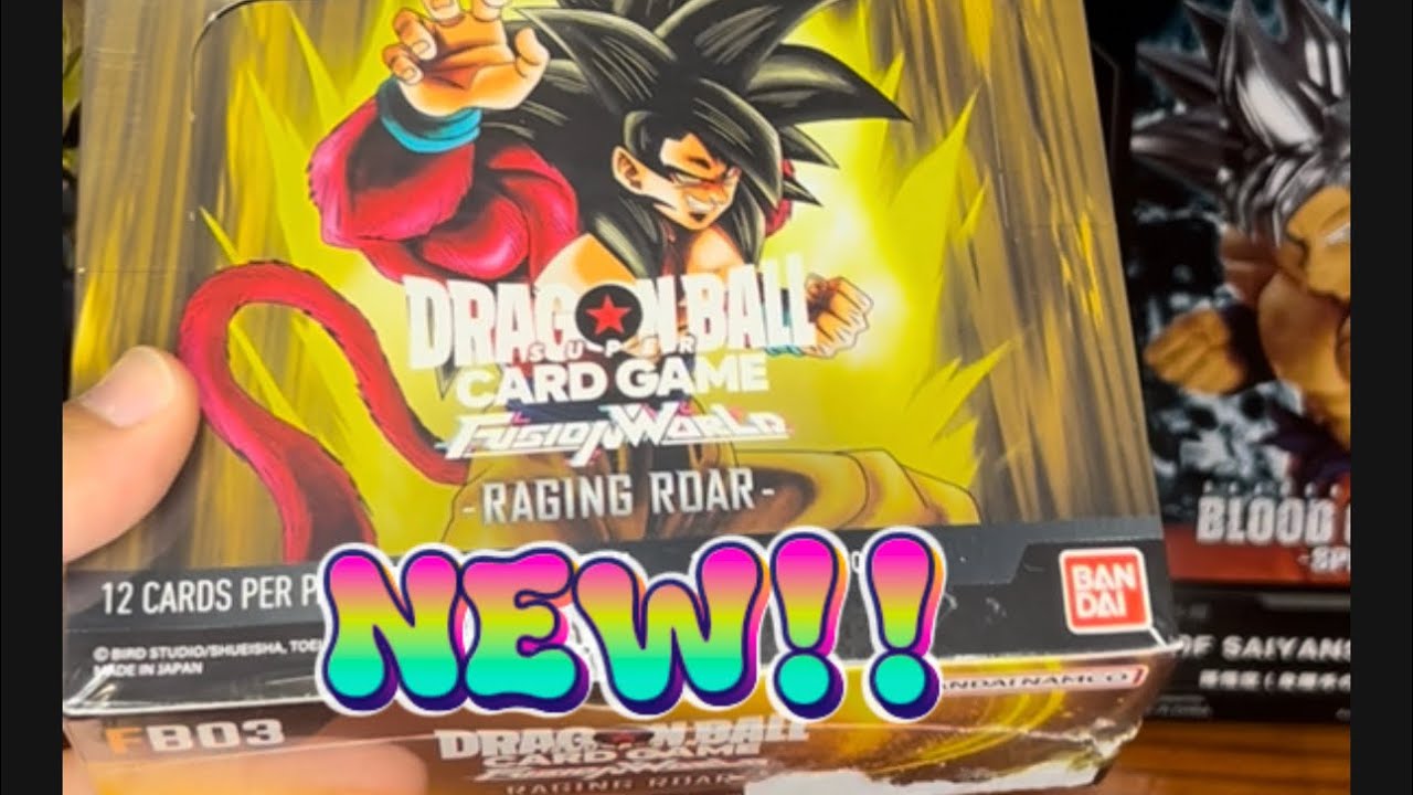 DRAGONBALL RAGING ROAR BOOSTER BOX!! - YouTube