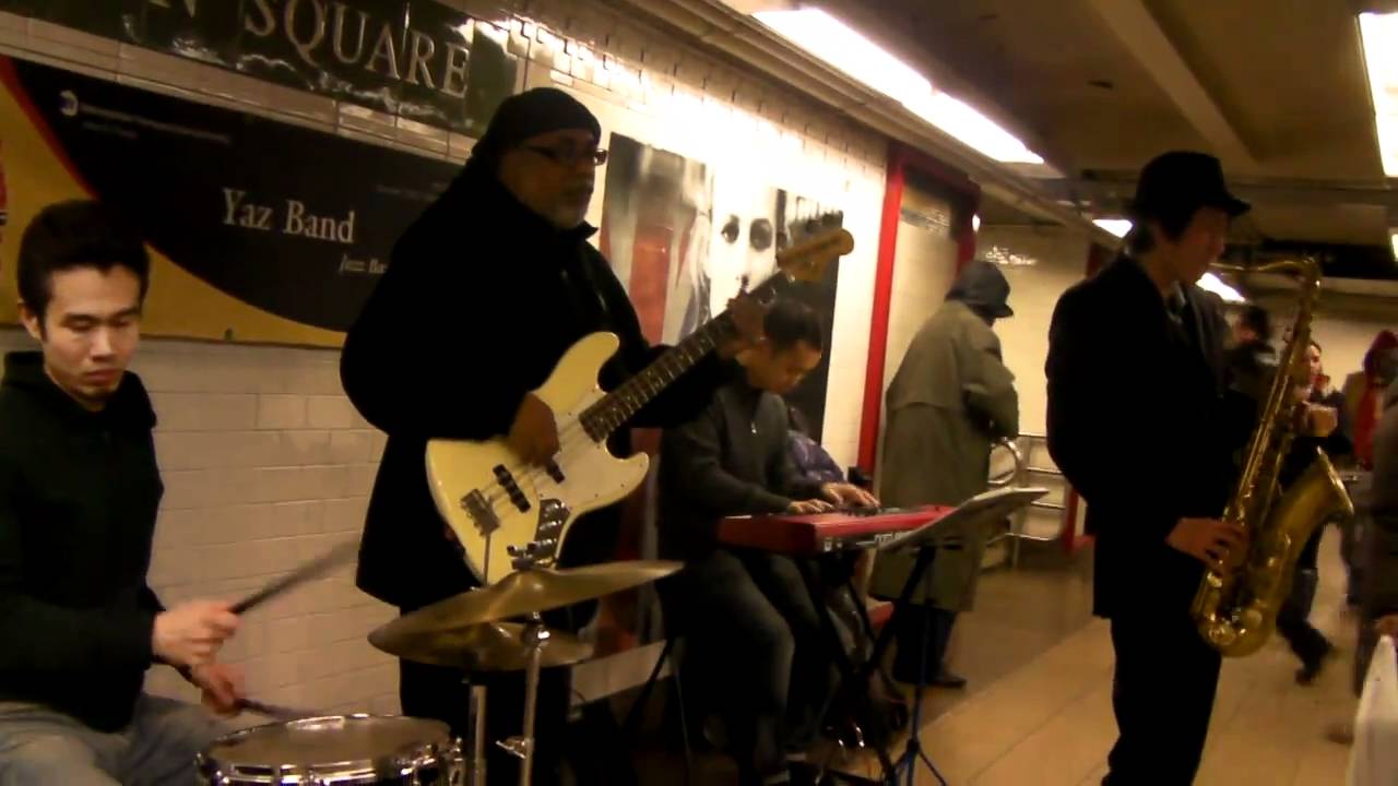 YAZ BAND PERFORMS IN UNION SQ STATION NYC - YouTube