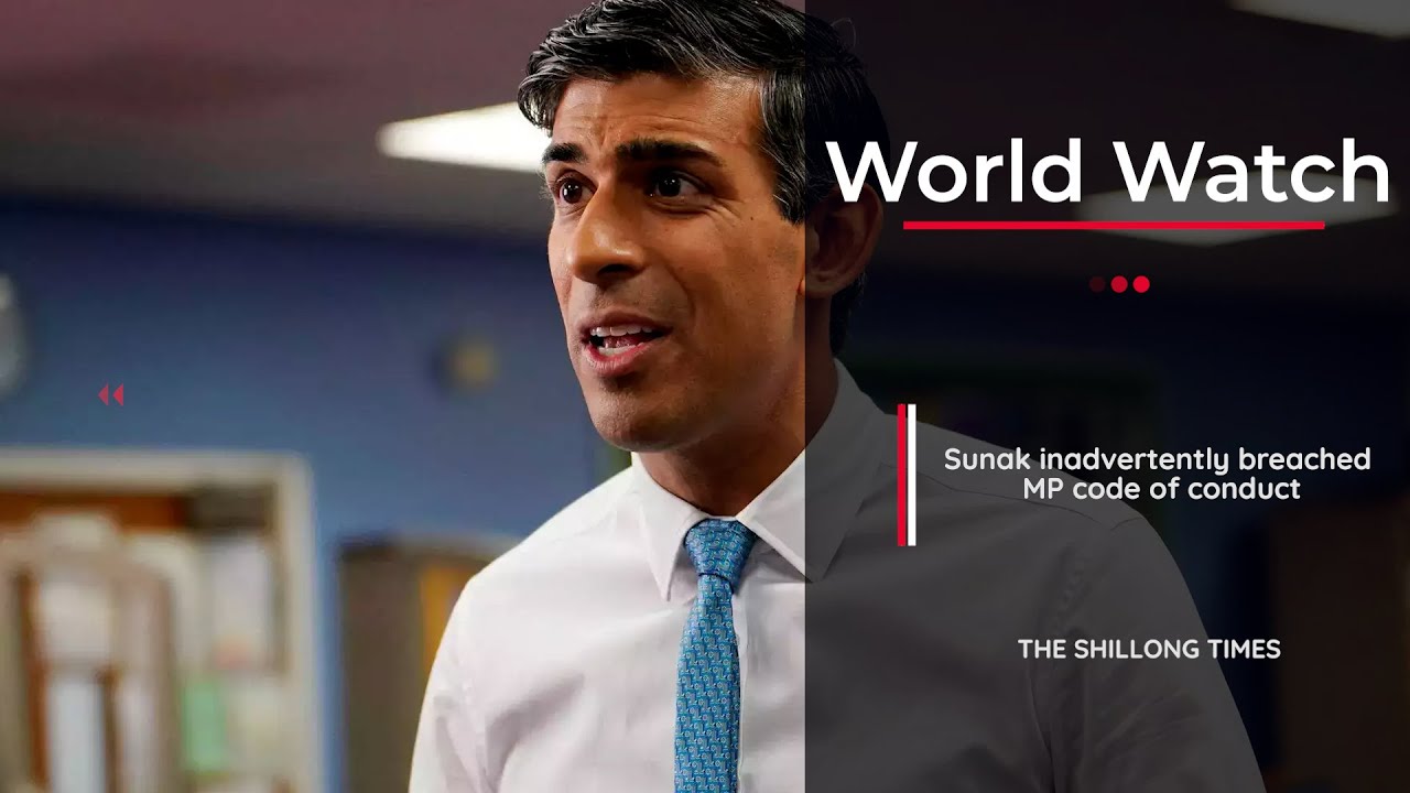 Sunak inadvertently breached MP code of conduct - YouTube