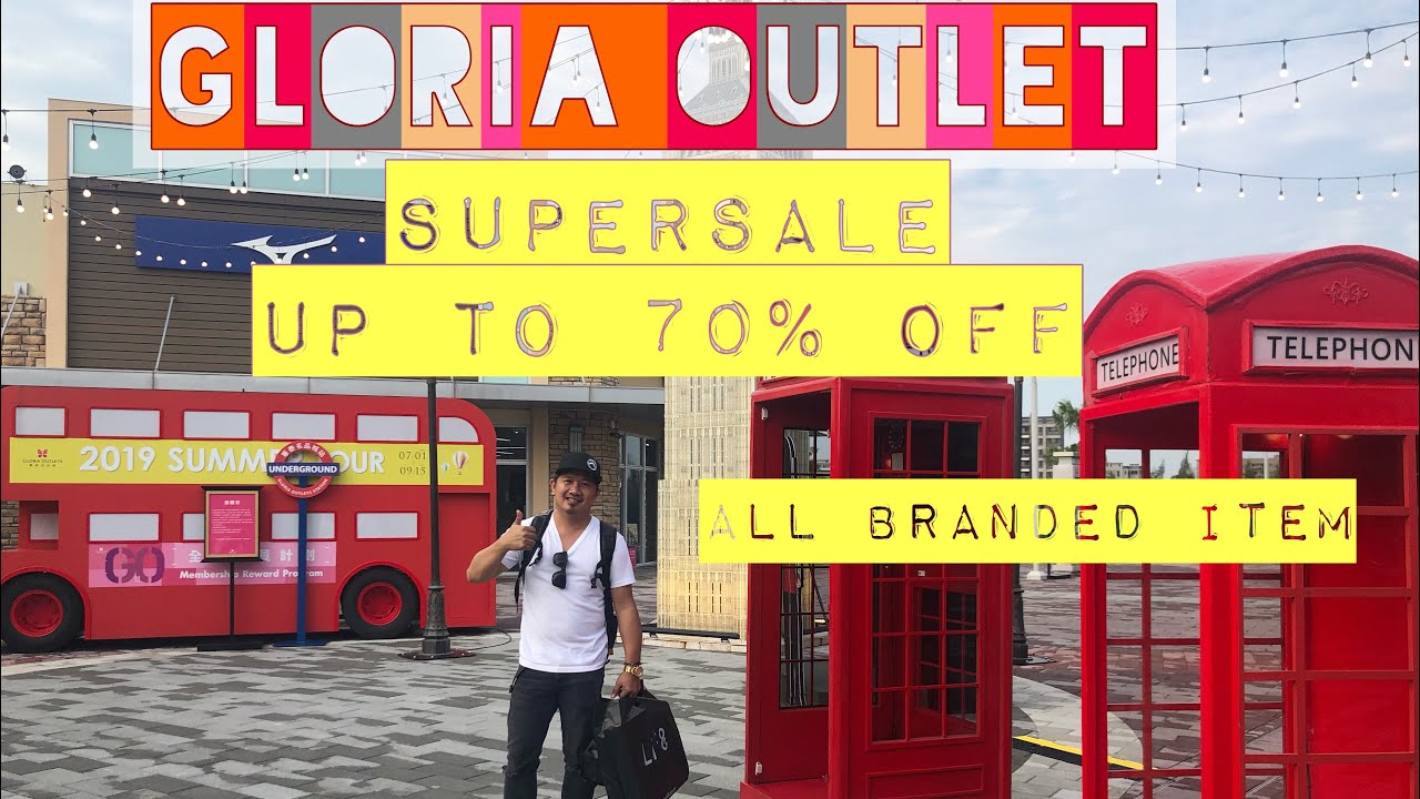 GLORIA OUTLETS TAOYUAN || TRAVEL TAIWAN || SHOPPING GALORE - YouTube