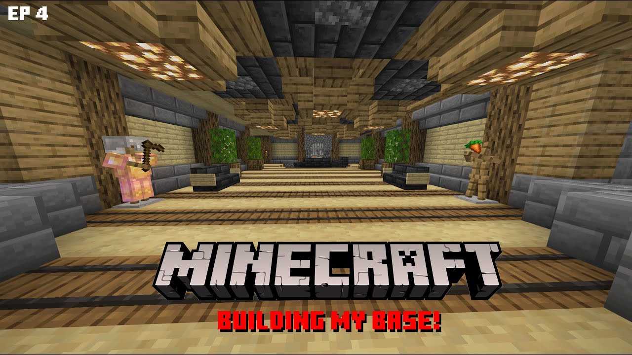 My Minecraft Survival Base! | Minecraft Lets Play Ep 4 - YouTube
