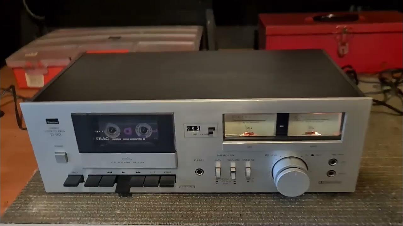 VINTAGE SANSUI TAPE DECK PLAYER/RECORDER/JAPAN TESTING - YouTube